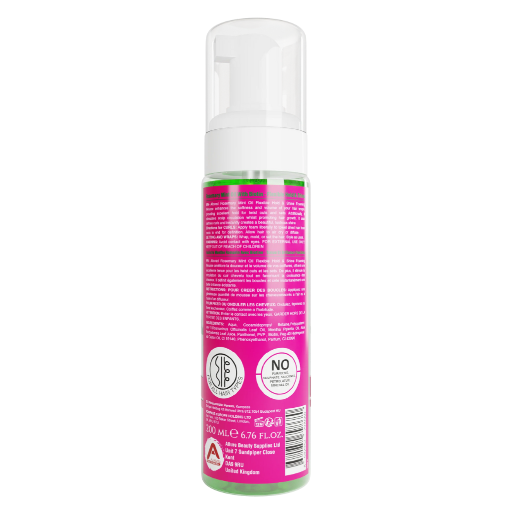 Allored Professional Rosemary & Mint Foaming Mousse 200ml | Flexible ...